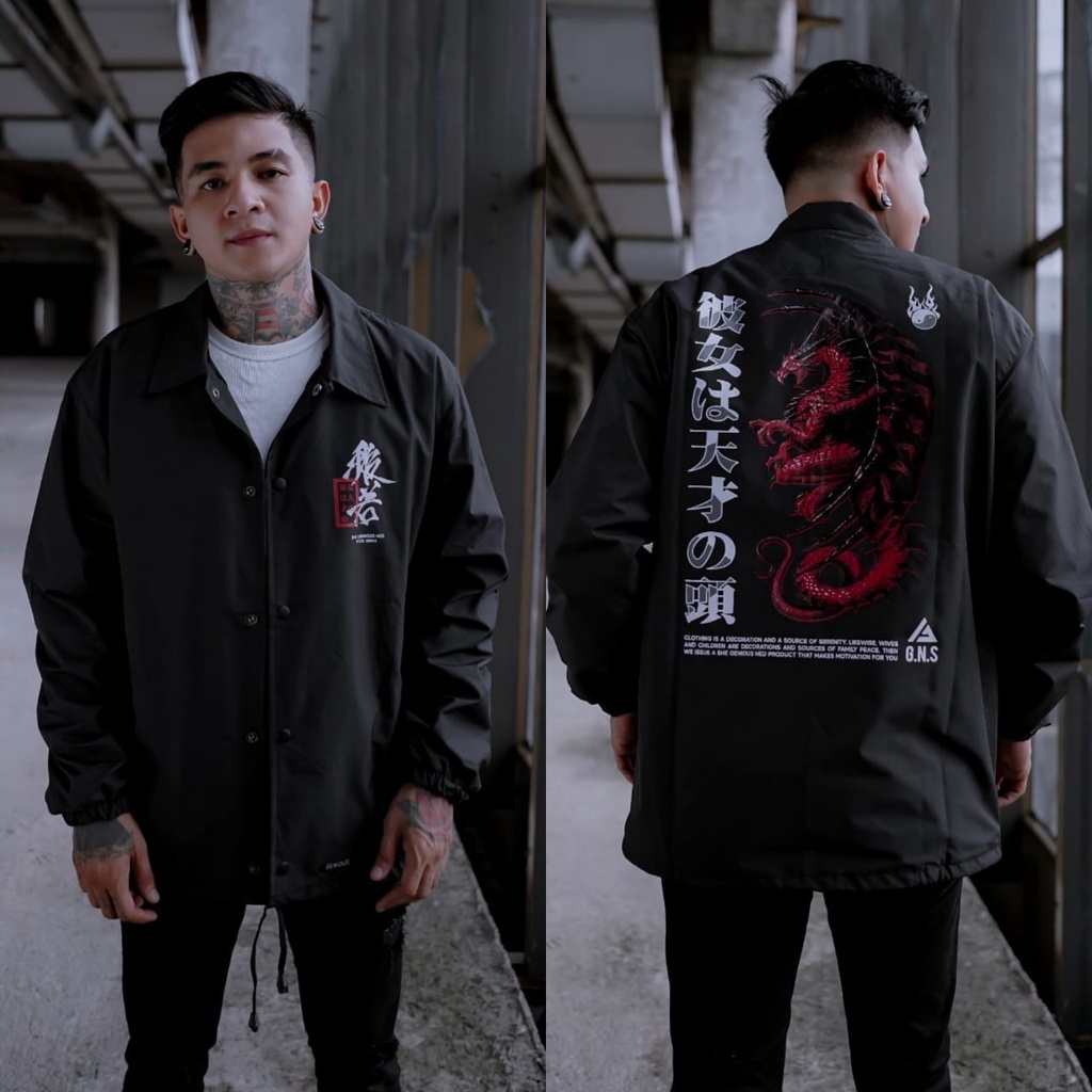 Men's Jacket - COACH Jacket - Men's Parachute Jacket - WINDBREAKER ...