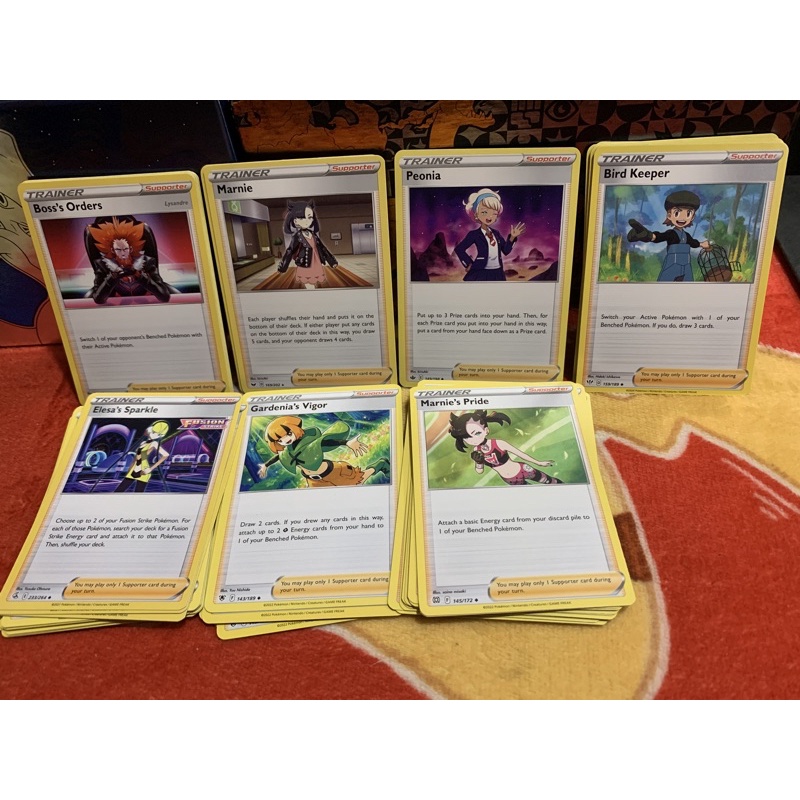 Pokemon Tcg - Playable Trainer Supporter boss order marnie | Shopee ...