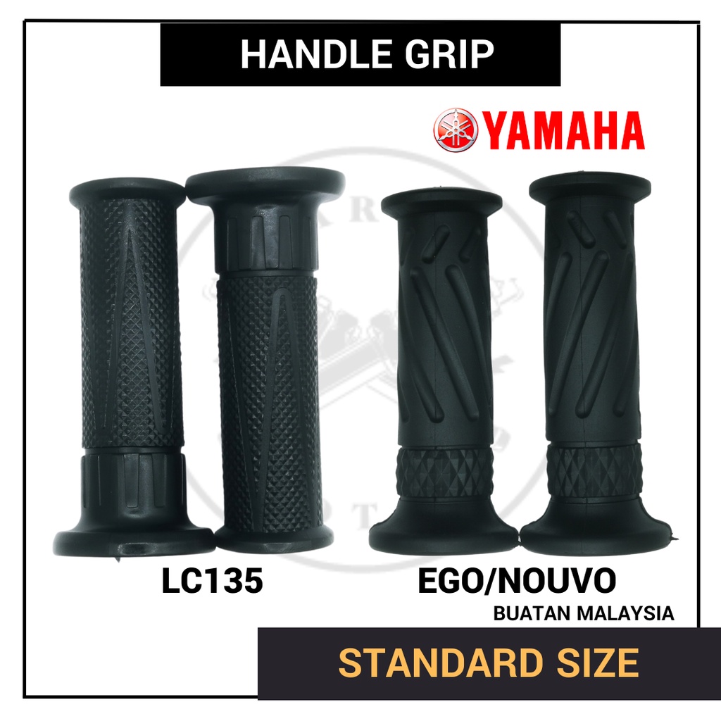 YAMAHA HANDLE GRIP SET - LC135 EGO NOUVO RUBBER THROTTLE STANDARD ...