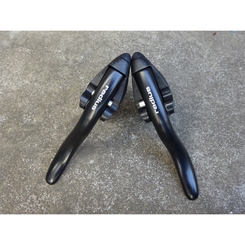 Radius Retro Road Bike Drop Bar Double Handle Brake Levers Lightweight ...