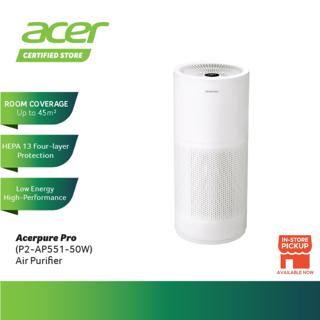 ACERPURE PRO AIR PURIFIER_WHITE AP551-50W | Shopee Malaysia