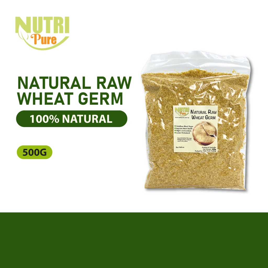 Nutri Pure Natural Raw Wheat Germ 500g | Germa Gandum Mentah Semulajadi ...