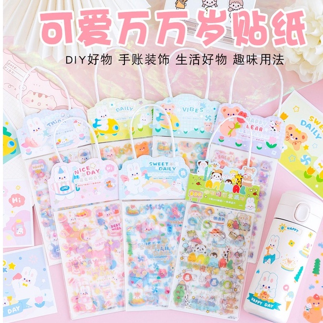 Cute Decoration Stickers Tote Bag Account Sticker Diary DIY Sticker ...