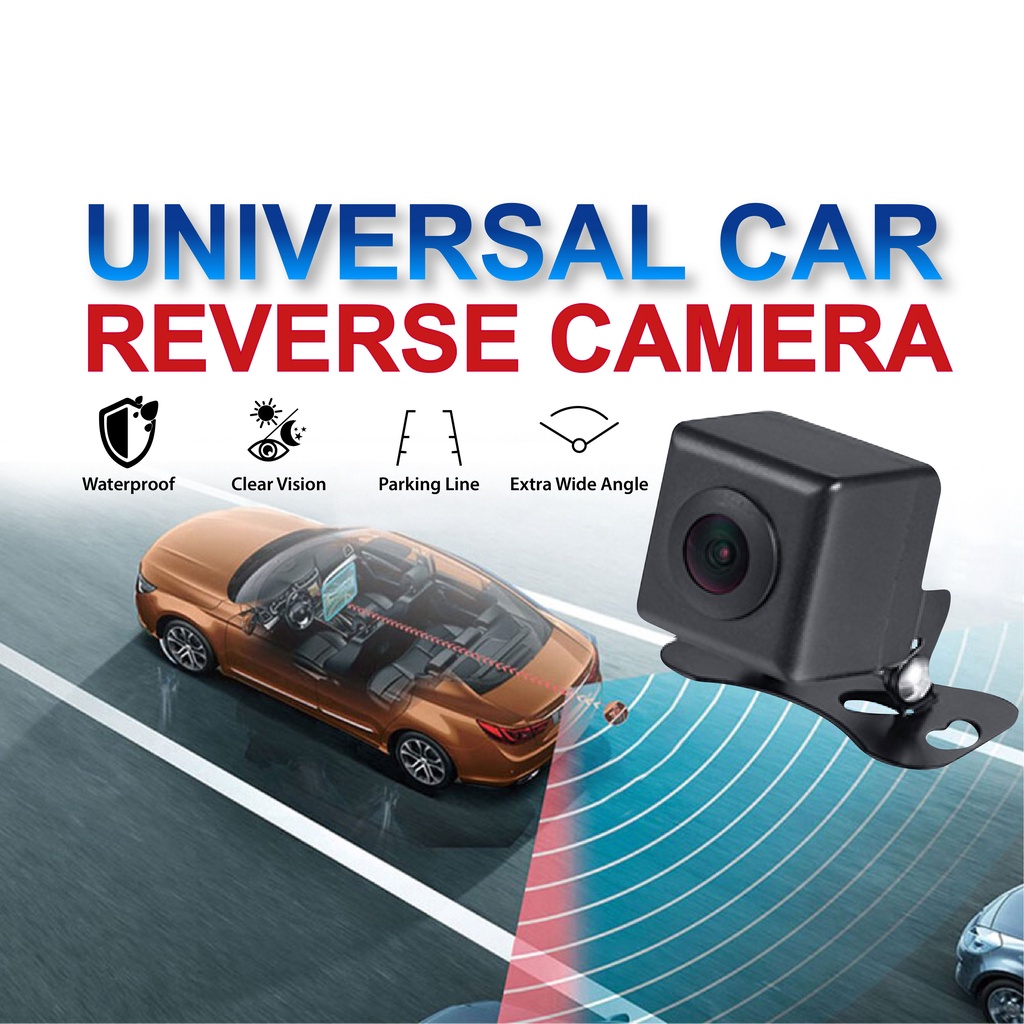 Universal Reverse Camera 170° Wide Angle HD Night Vision Parking ...