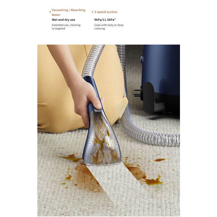 Deerma Hot Rinsing Fabric Cleaning Machine BY200 BY100 Spray Suction ...