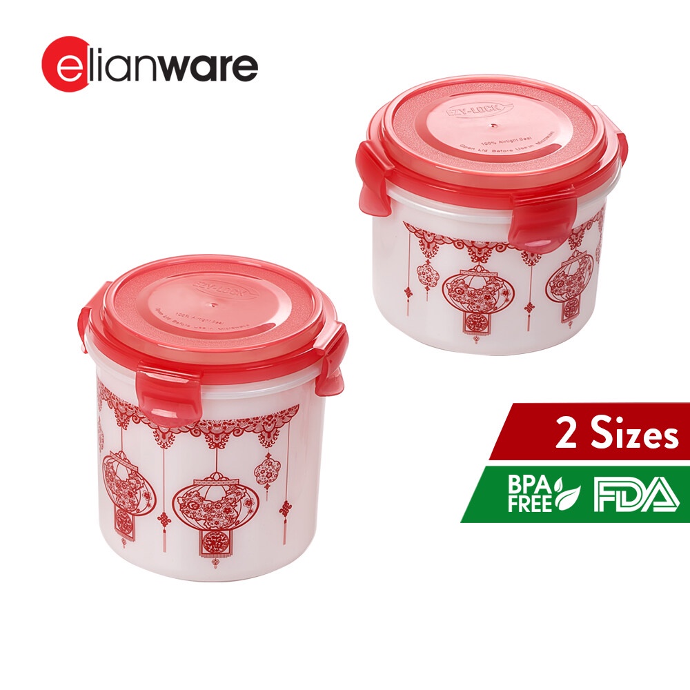 Elianware Special Edition Festival Series Food Container Round Bekas ...