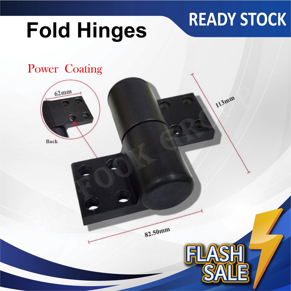 FOLDING GATE Aluminum Heavy Duty Center Hinger | Shopee Malaysia