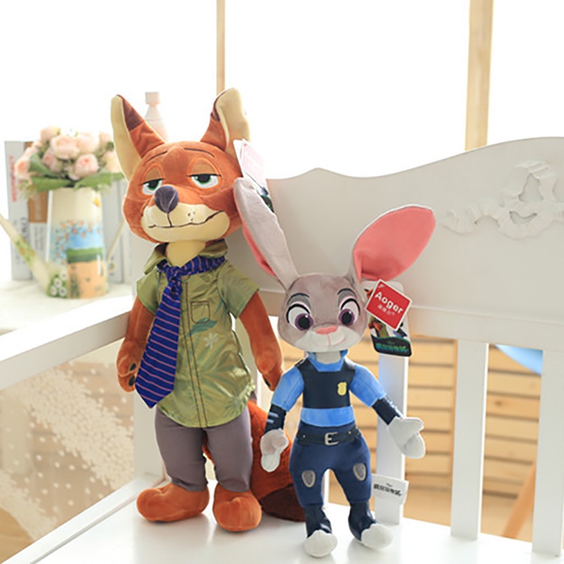 Plush Colorful Zootopia/zootropolis Toy Featuring Judy Hopps Nick Fox ...