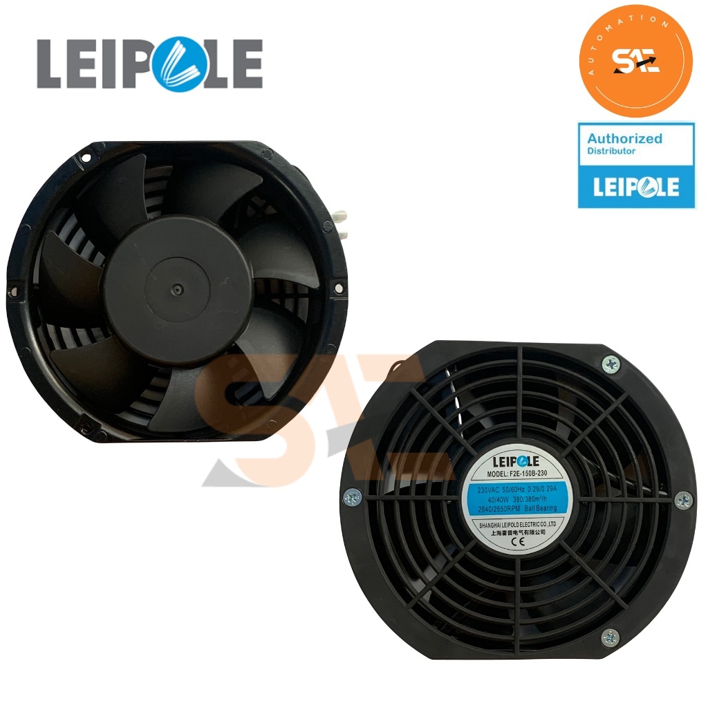 Leipole F2E-150B-230 exhaust fan size 150x171x52mm | Shopee Malaysia