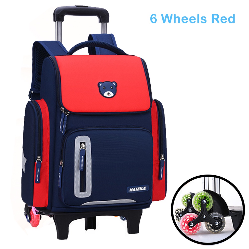 Trolley School Bag Primary School Bag Kids School Bag Beg Sekolah Roda ...