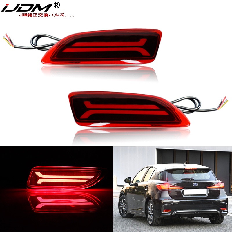 iJDM LED Bumper Reflector Lights For 2011-2013 Toyota Corolla Lexus ...