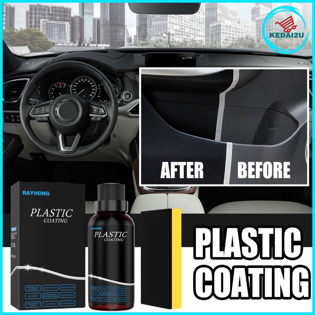Plastic Coating Black Nano Technology Pengilat plastik kusam tayar ...