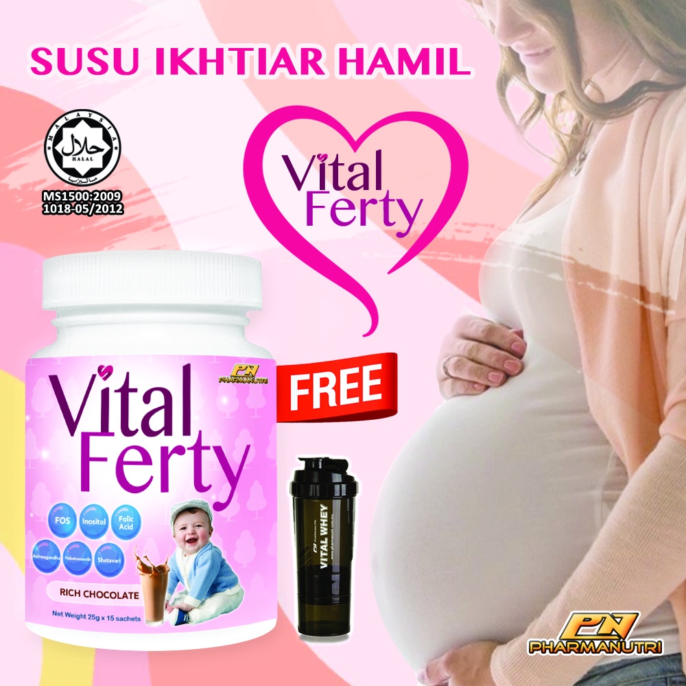 Vital Ferty Susu Ikhtiar Hamil | Maternity | Mengandung | Zuriat | Mamom Hope Enerjax Efferty ...