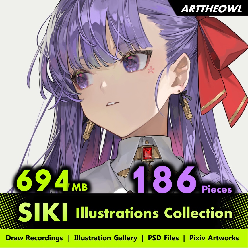 🔥 SIKI Official Illustration Collection 🔥 Anime Manga Character + CG ...
