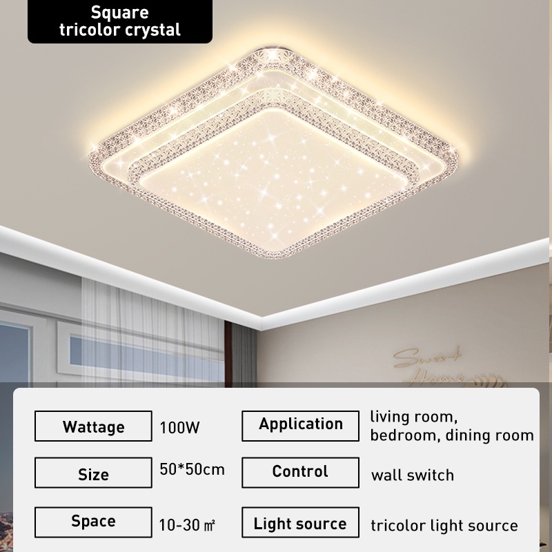 Ceiling light High-brightness LED living room ceiling light White light ...