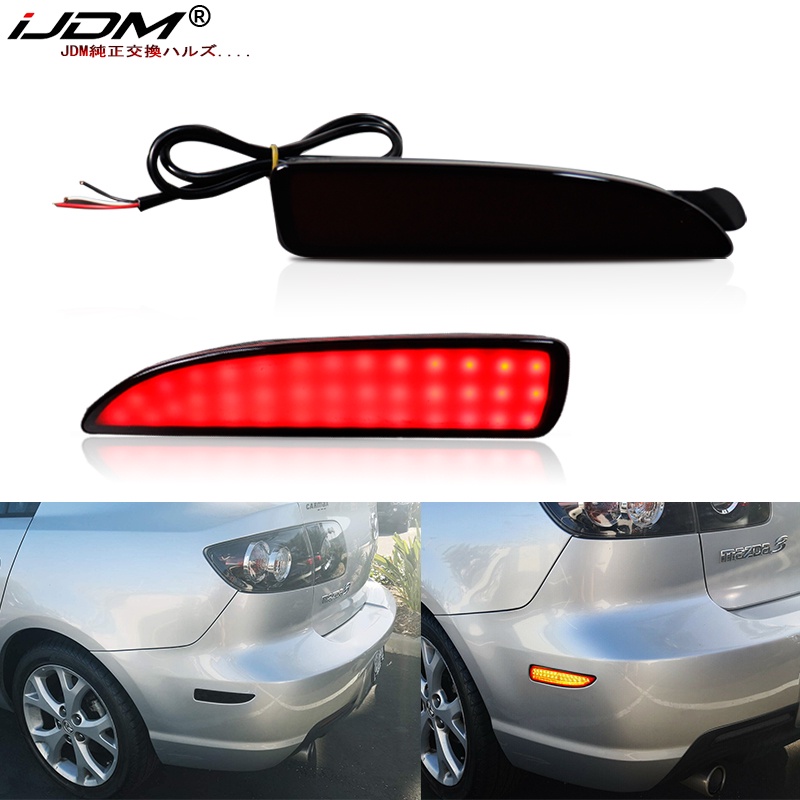 iJDM For 04-08 Mazda 3 Sedan/Hatch Rear Side Marker Light and For Mazda ...