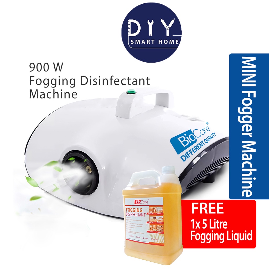 BioCare (FM900) 900W MINI Fogging Machine Free 5L Fogging Liquid ...
