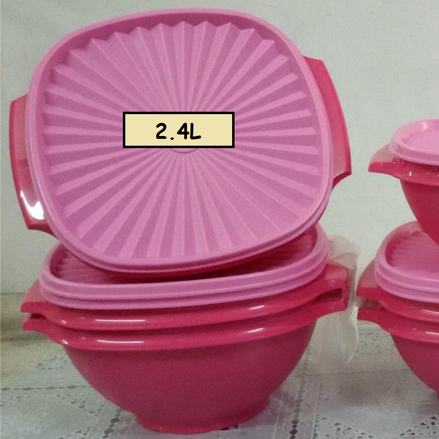 [LIMITED EDITION] Tupperware Servelier Pink Ruby Bowl 2.4L (1pc ...