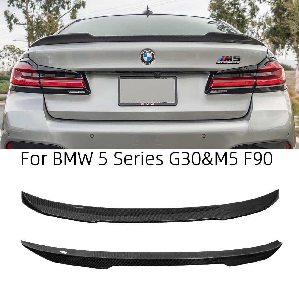 For BMW 5 Series G30 G38&M5 F90 CS Style Carbon fiber Rear Spoiler ...