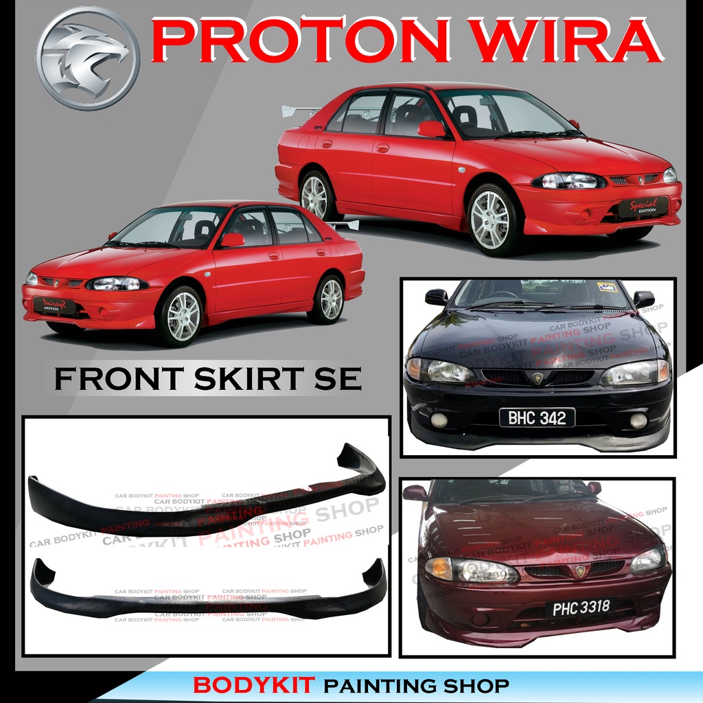 PROTON WIRA SE SALOON/SEDAN/AEROBACK SE STYLE FRONT SKIRT SKIRT DEPAN ...