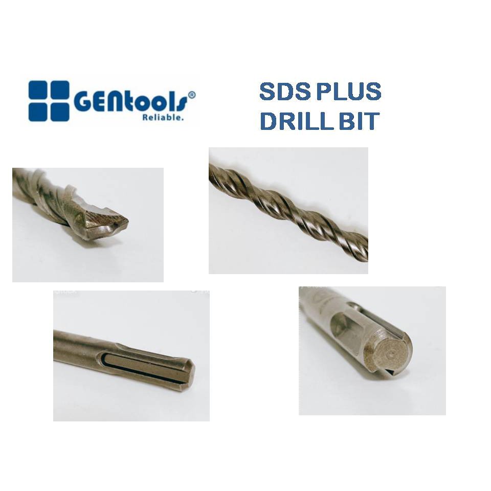 GENTOOLS SDS PLUS MANSORY CONCRETE DRILL BIT MATA TEBUK DINDING 5MM TO ...