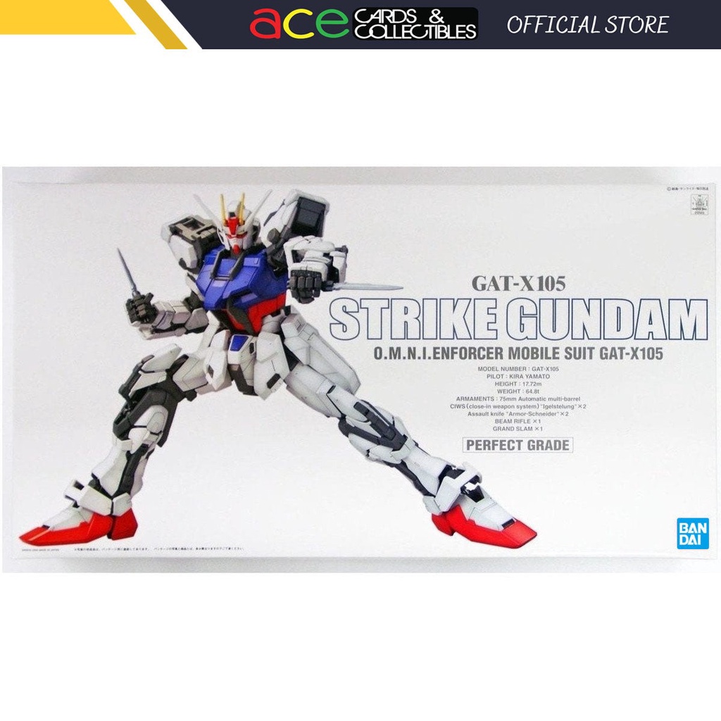 Gunpla PG 1/60 GAT-X105 Strike Gundam Seed (Reissue) | Shopee Malaysia