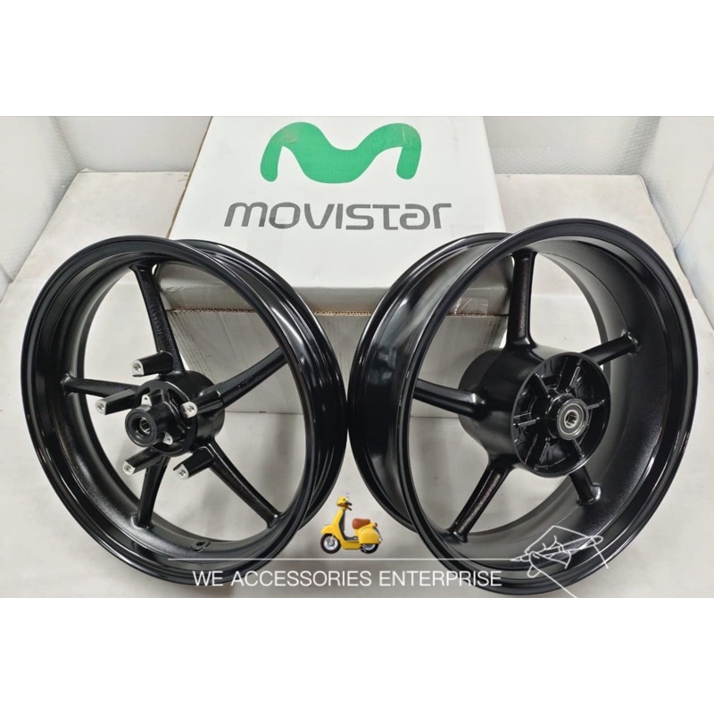 YAMAHA R25 V1V2 SP522 SPORTRIM FRONT 3.5 REAR 5.5 X 17 ENKEI ROSSI RIMS ...