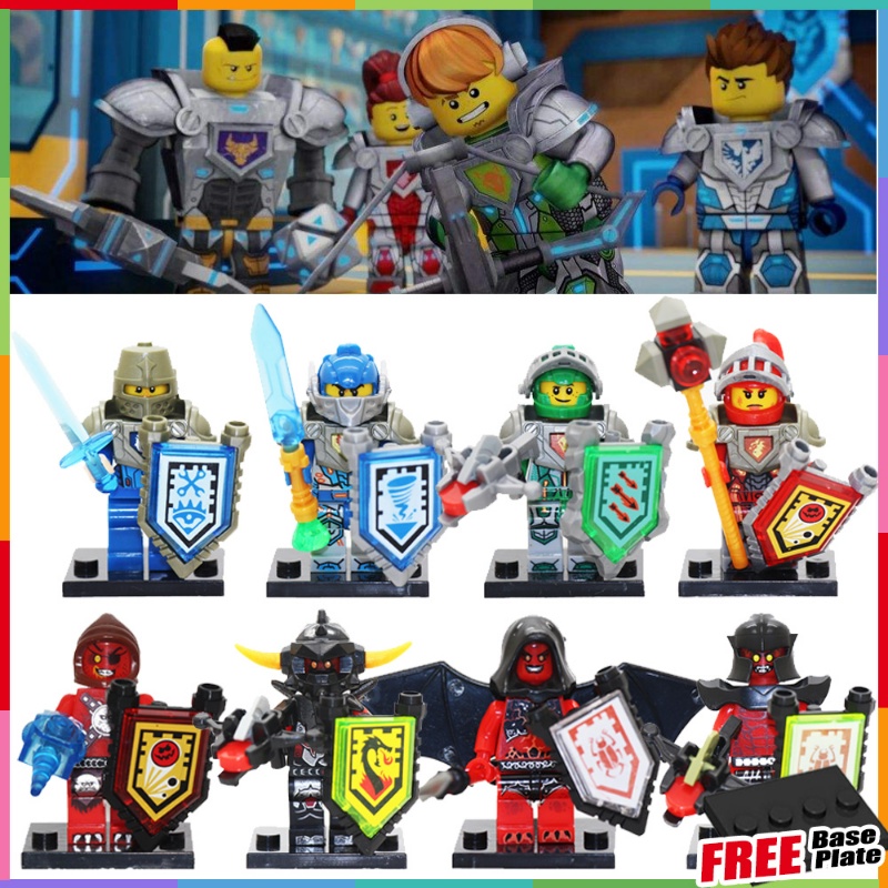 Nexo Knights Minifigures Lance Richmond Macy Clay Aaron Lavaria Beast ...
