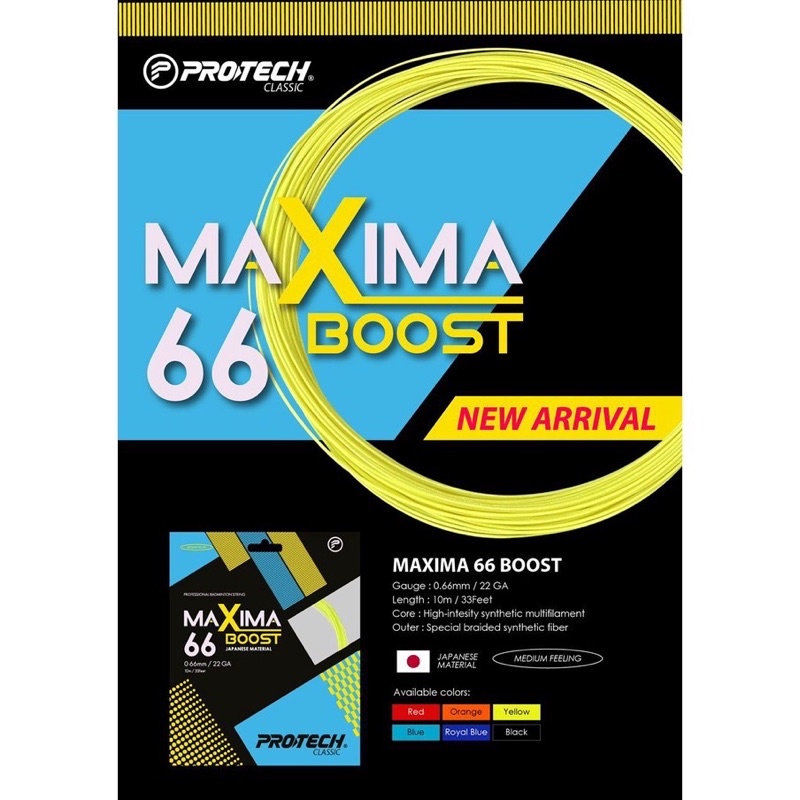 Original Protech Badminton String Maxima 66 Boost | Shopee Malaysia