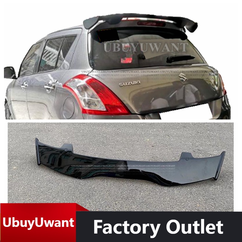 Universal Trunk Spoiler For Suzuki Swifts Spoiler ABS Plastic Carbon ...