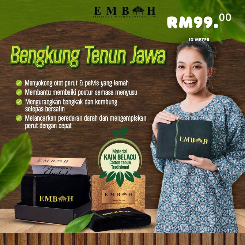 🔥HOT 🌸Bengkung Tenun Jawa Embah 🌸*PRODUK BERPANTANG EMBAH*🌸10 meter ...