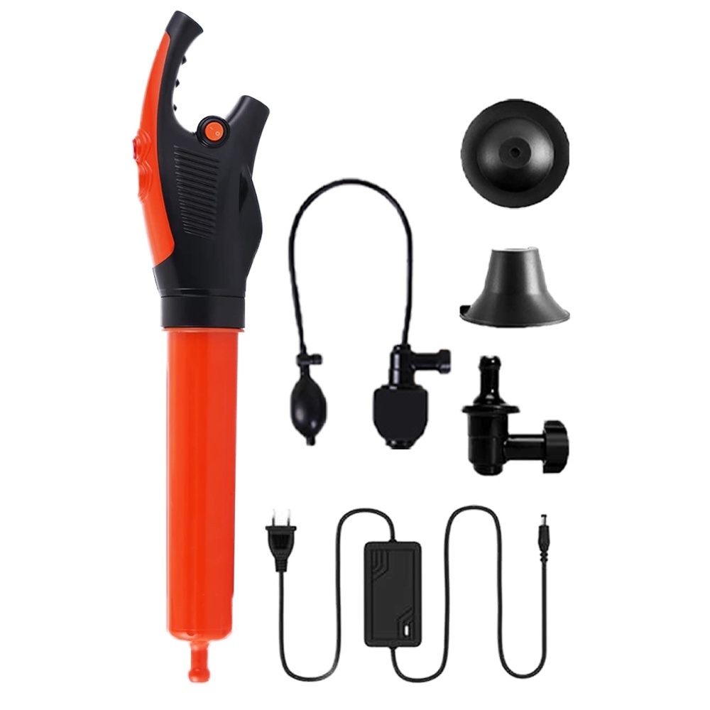 Toilet Plunger Pump Toilet Sumbat Drain Clog Remover High Pressure ...