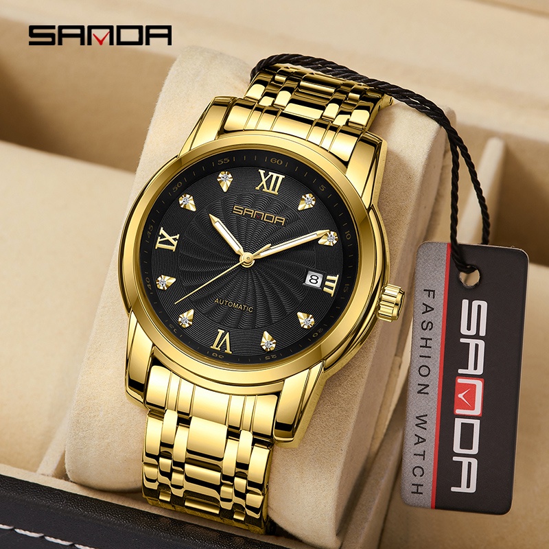 Sanda Simple Advanced Threaded Fashion Steel Band Luxury Casual ...
