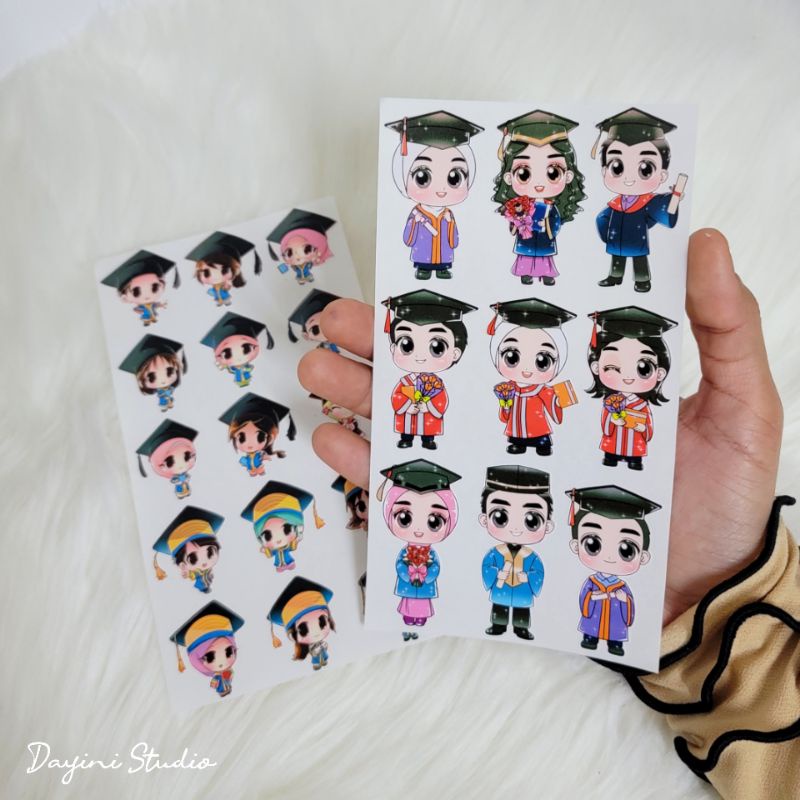 Sticker Sheet Convocation Graduation Day | Congratulation Congrats ...