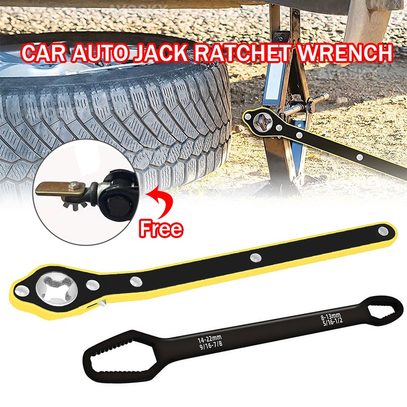 Car Repair Jack Cross Wrench Car Hand Tool Jack Ratchet Replacement Car ...