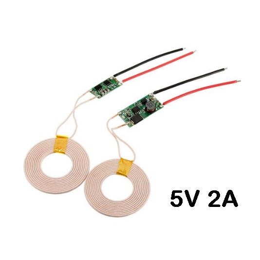 5V 1A/2A Wireless Power Supply Module Wireless Charger Module ...