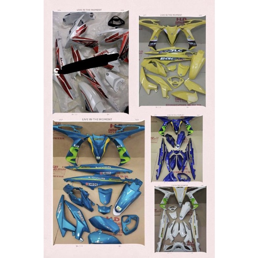 COVERSET HLD ego LC/ego LC fi/colour/design/set siap tampal sticker ...