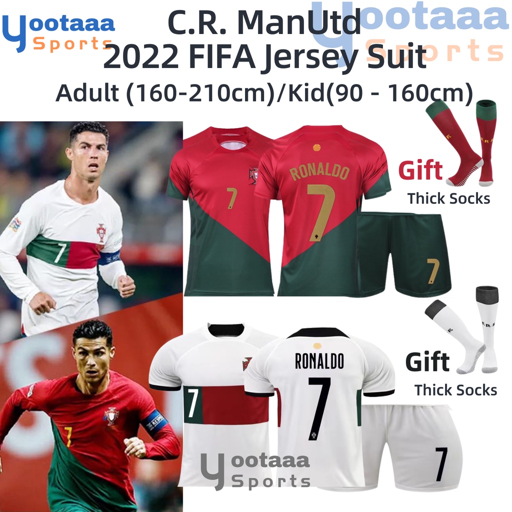 2022 World Cup Portugal national team Cristiano Ronaldo New jersey ...