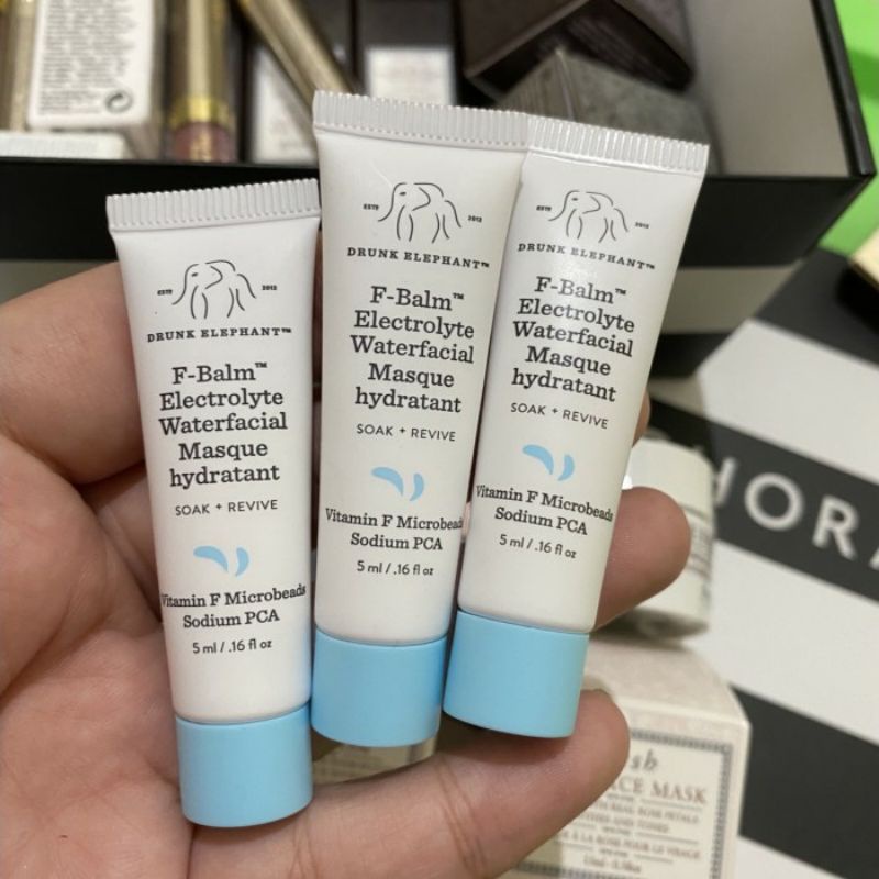 Elephant F-balm Electrolyte Waterfacial Masque Hydratant 5ml | Shopee ...