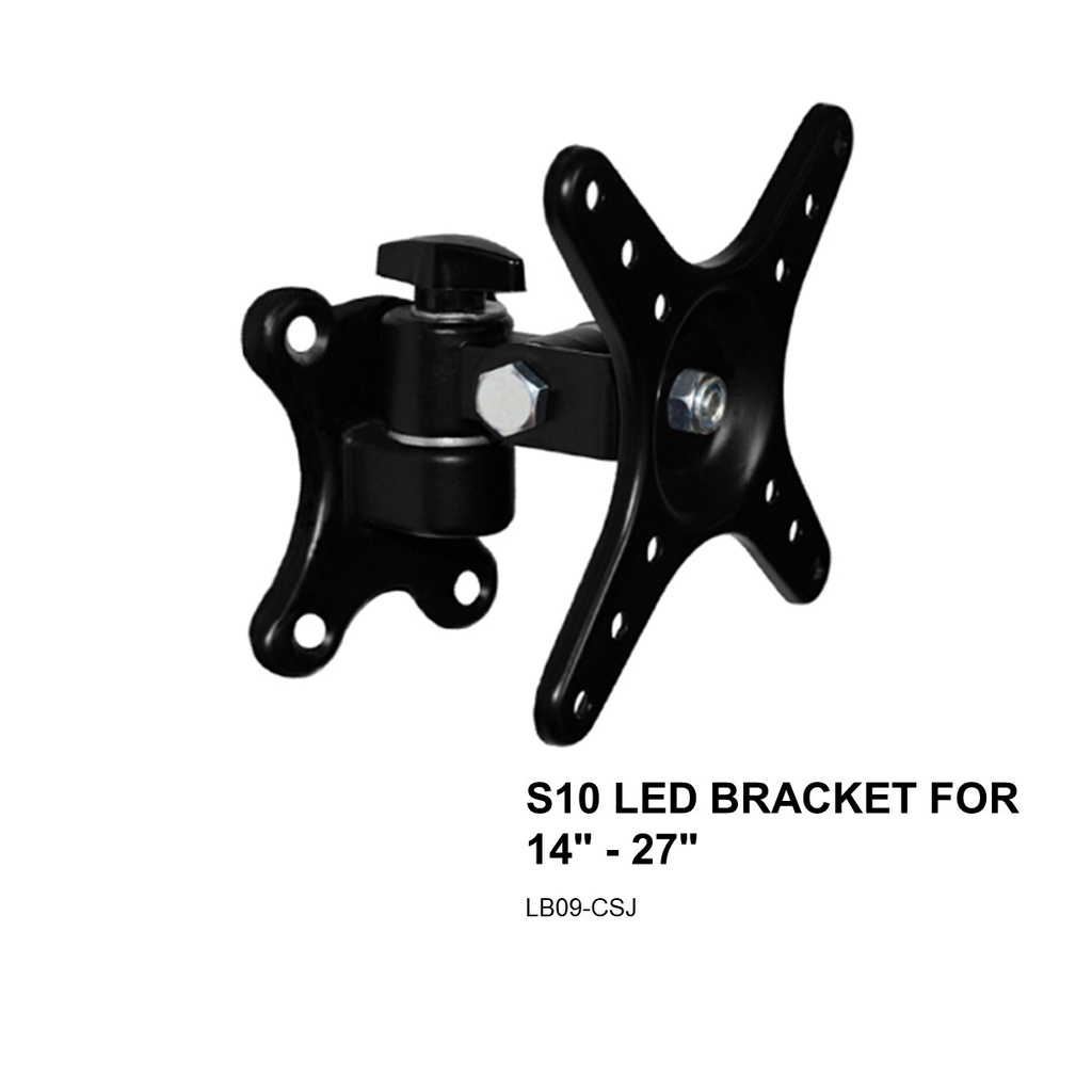 LCD ADJUSTABLE BRACKET / MOUNT S10 WALL MOUNT BRACKET 14'' TO 27'' INCH ...
