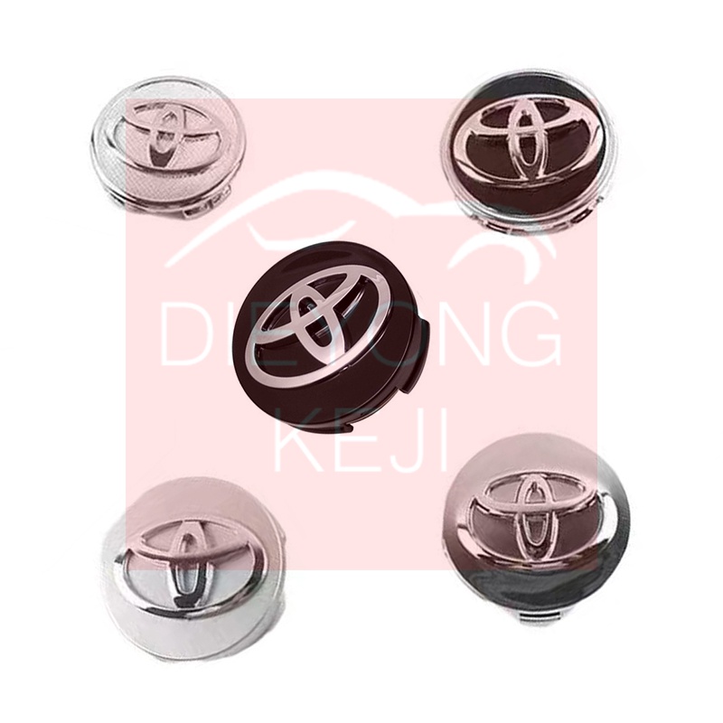 [Ready Stock] 1pc Toyota 57mm 62mm Rim Cap Vios Avanza Innova Camry ...