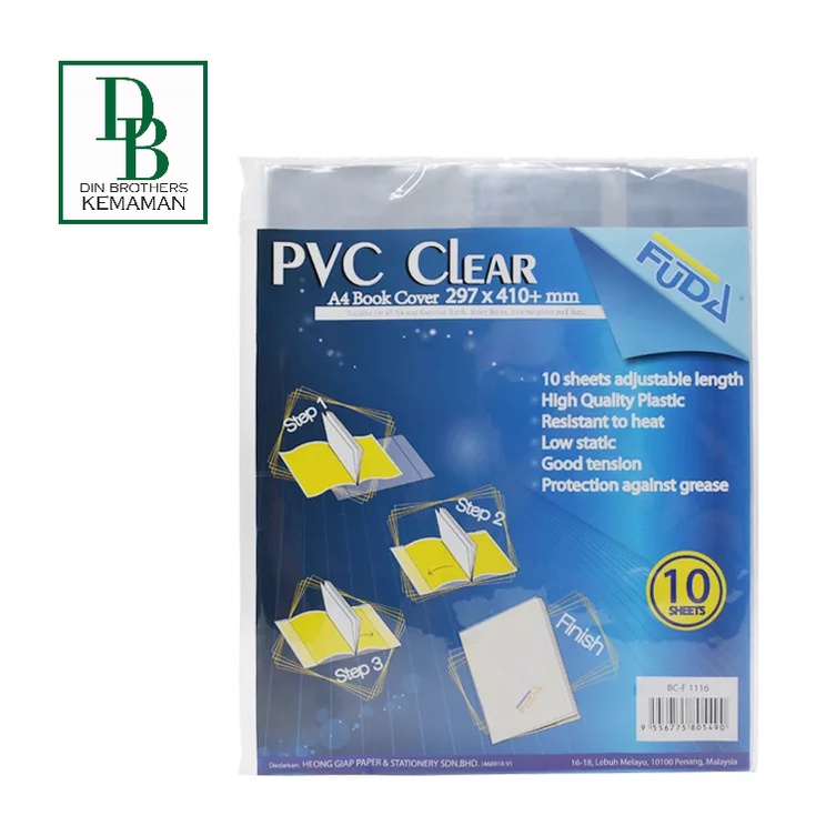 FUDA A4/F5 EXERCISE BOOK/TEXT BOOK/REVISION/ACTIVITY PVC CLEAR BOOK ...