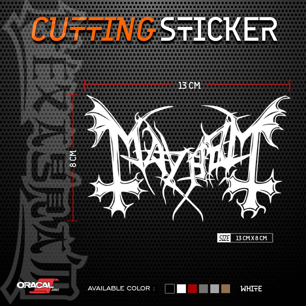 MAYHEM Band Cutting Sticker | MAYHEM Cutting Band Stickers | Shopee ...