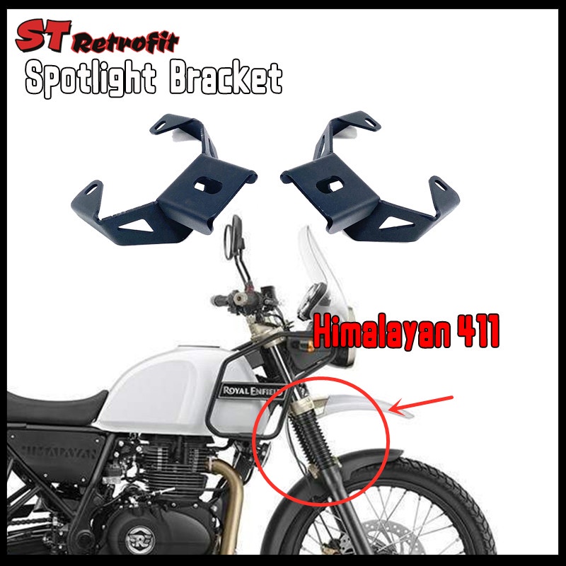 For Royal Enfield Himalayan 411 Fog Light Mount HIMALAYAN 400 411 2019 ...