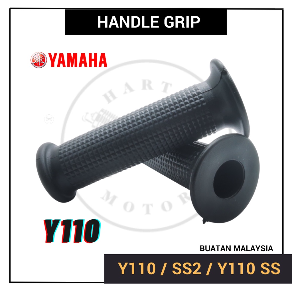 YAMAHA HANDLE GRIP SET - Y110 Y80 RUBBER THROTTLE STANDARD ORIGINAL ...