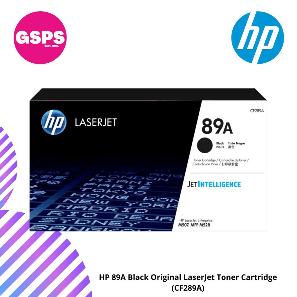 HP 89A Black Original LaserJet Toner Cartridge (CF289A) | Shopee Malaysia