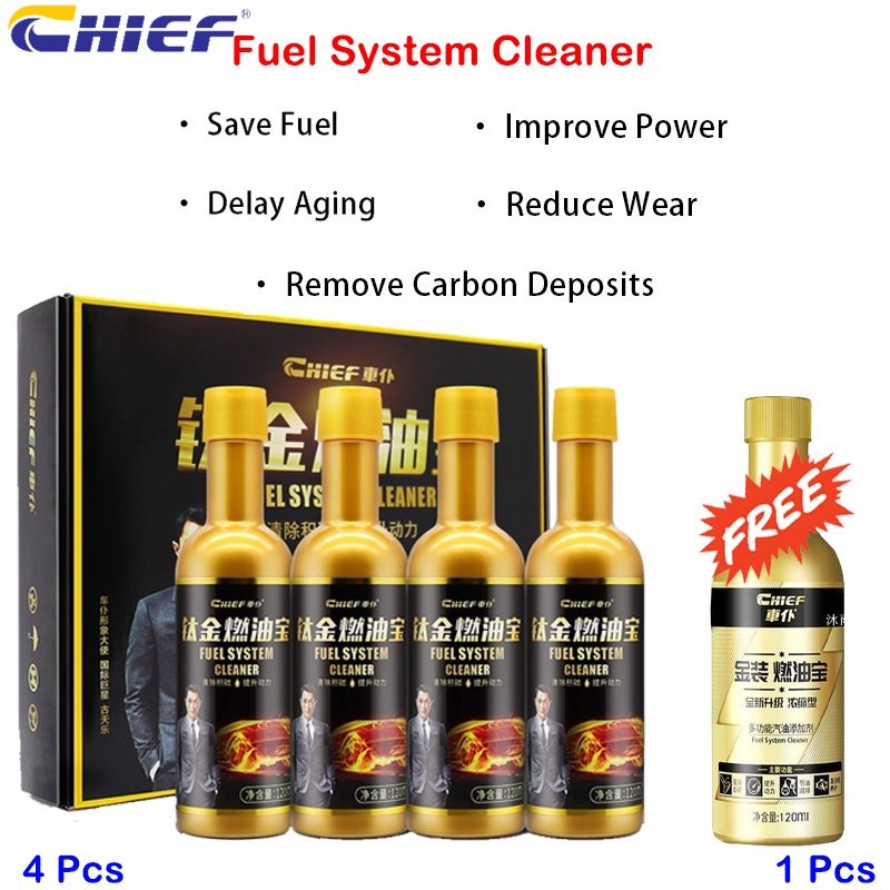 Chief Titanium gold Fuel Treasure Gasoline/Fuel Additive Car Carbon ...