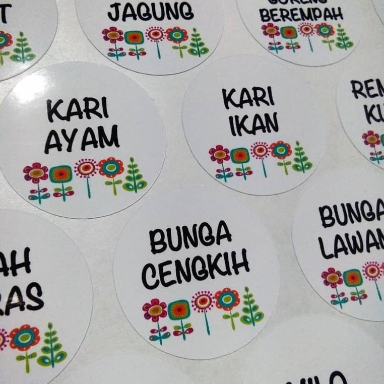 masyasticker 27 pcs Ready Made Kitchen Jar Spice Herb Sticker Label ...