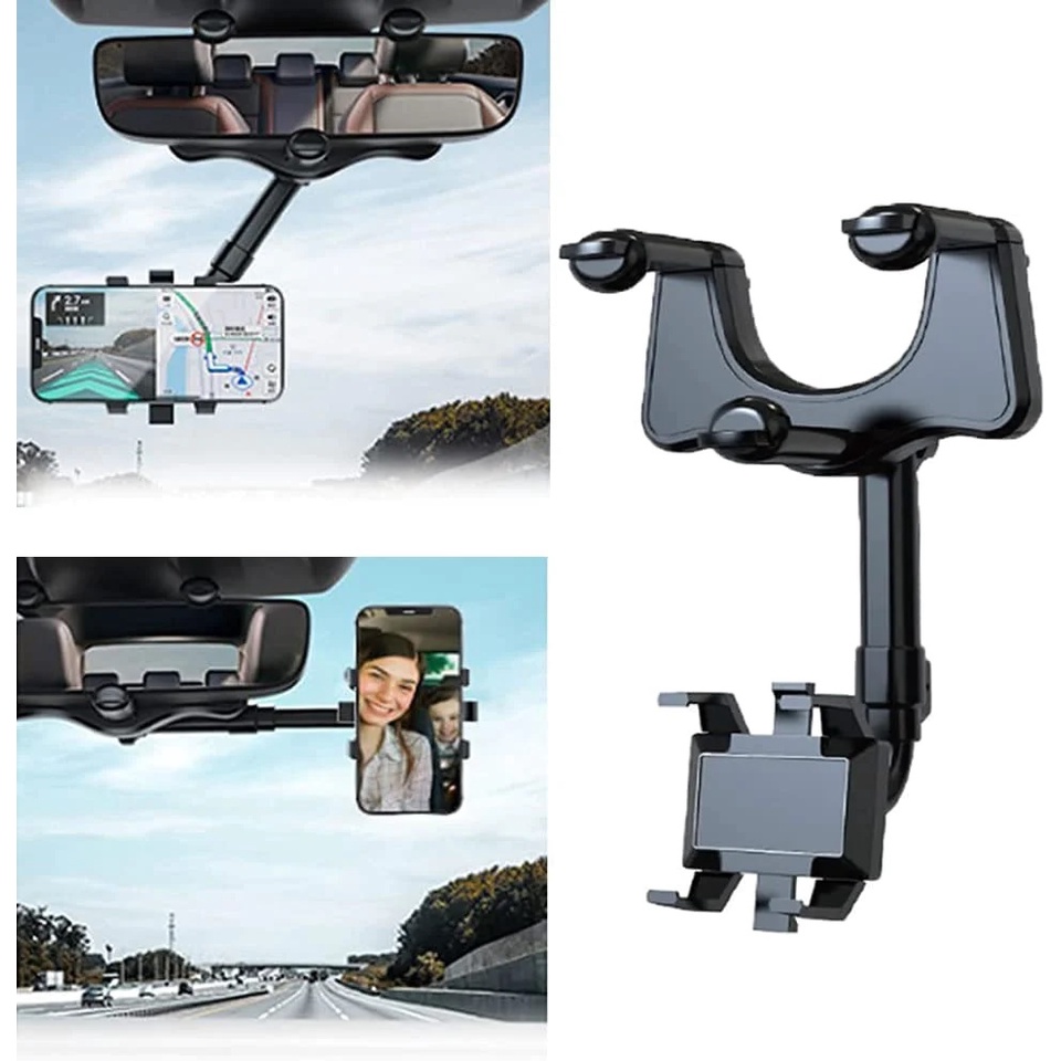 Car Phone Holder Car Mount In-Car Dashboard Phone Holder Universal 360° In-Car Long Neck Phone ...