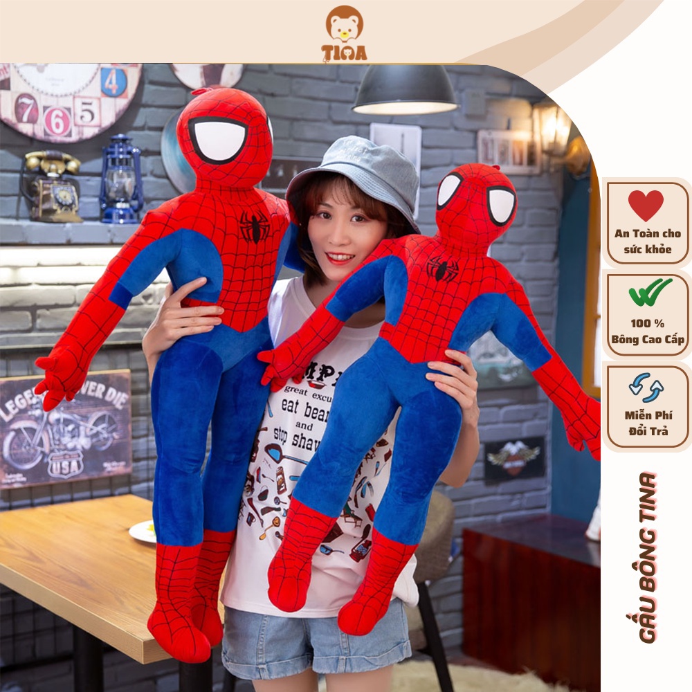 Spider Man, giant superhero teddy bear, Tina Spider superhero pillow ...